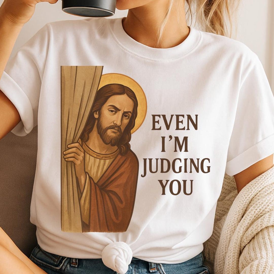 Judging Jesus Digital, Svg, Clipart, Png, Funny Jesus Meme, Christian ...