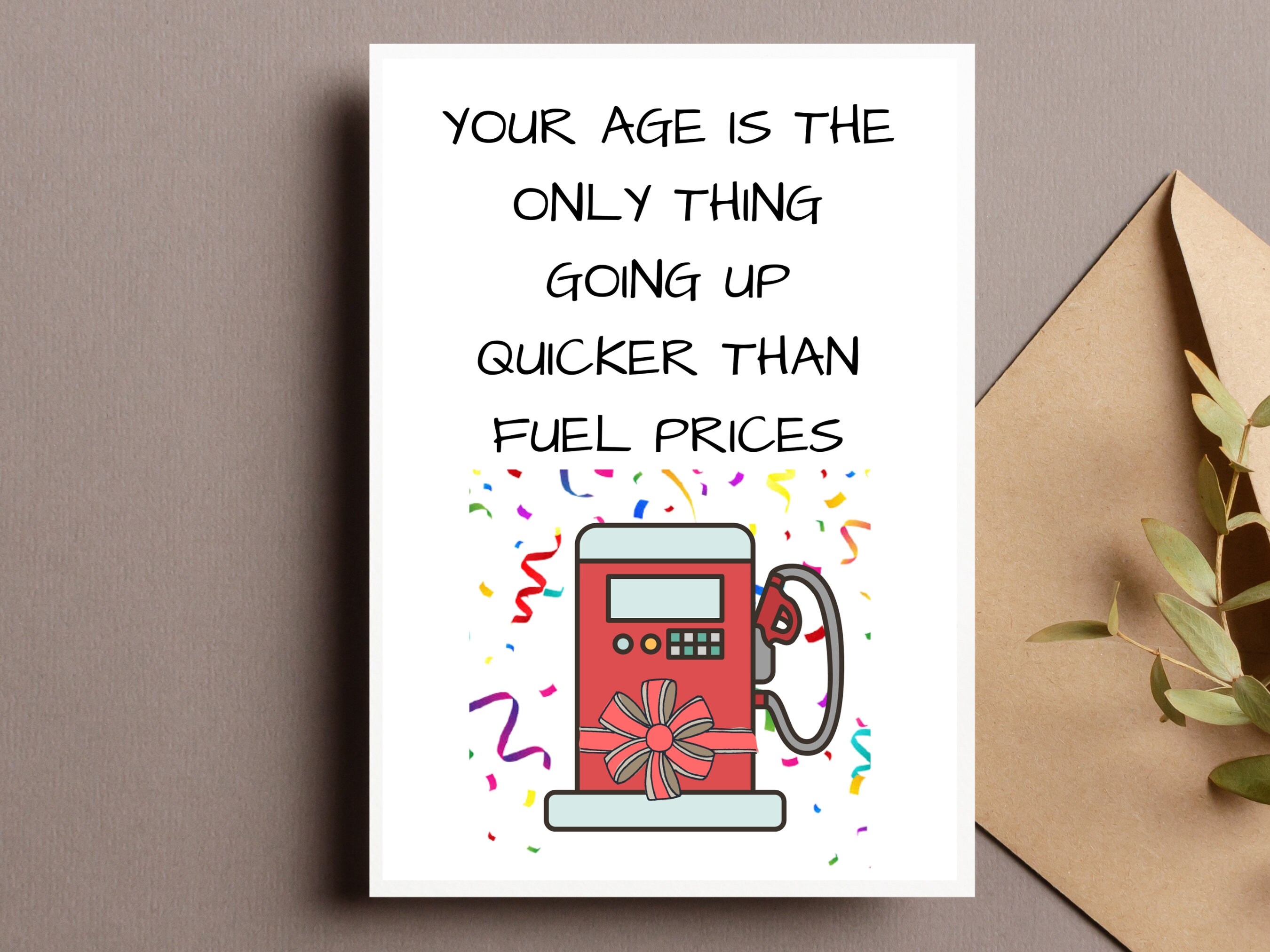Fuel Prices Birthday Card Meme Birthday Card Petrol Prices - Etsy