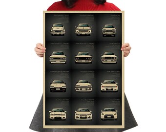 Nissan Gtr Poster Wall Art - Etsy