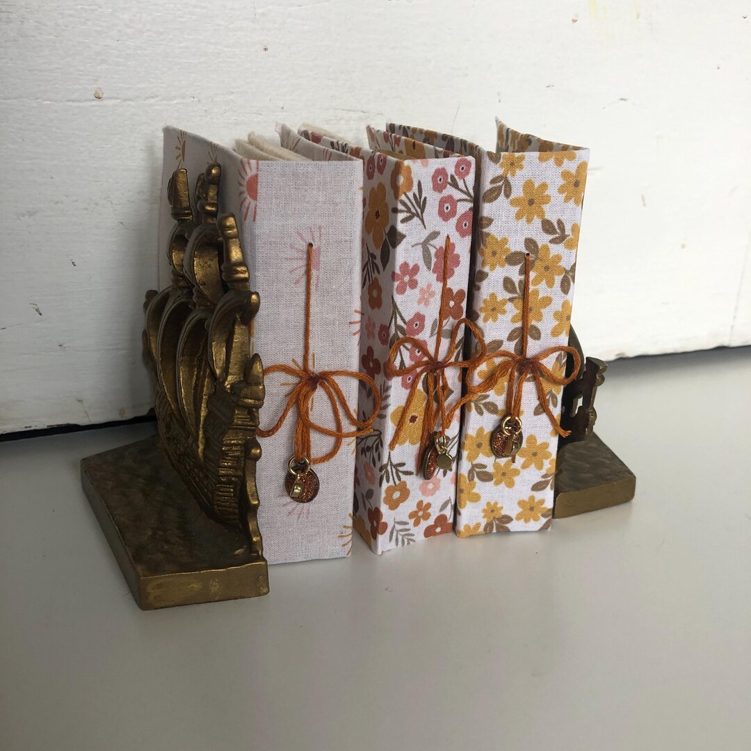 Handmade Hand-bound Needle Minder Book- Orange Collection - Etsy