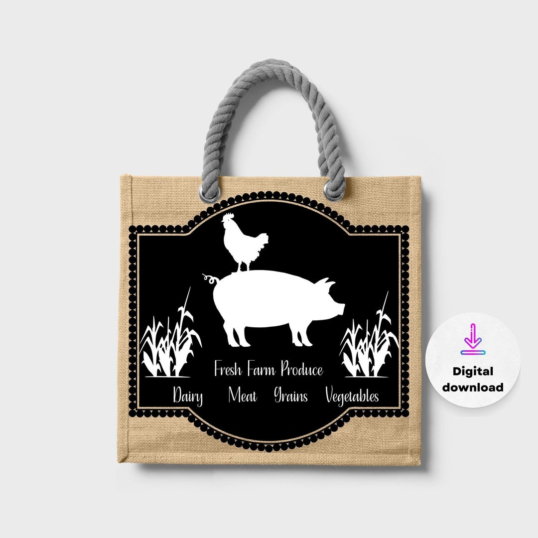 Farm Fresh Produce SVG - Farmhouse SVG - Cut Files - Farmhouse Decor ...