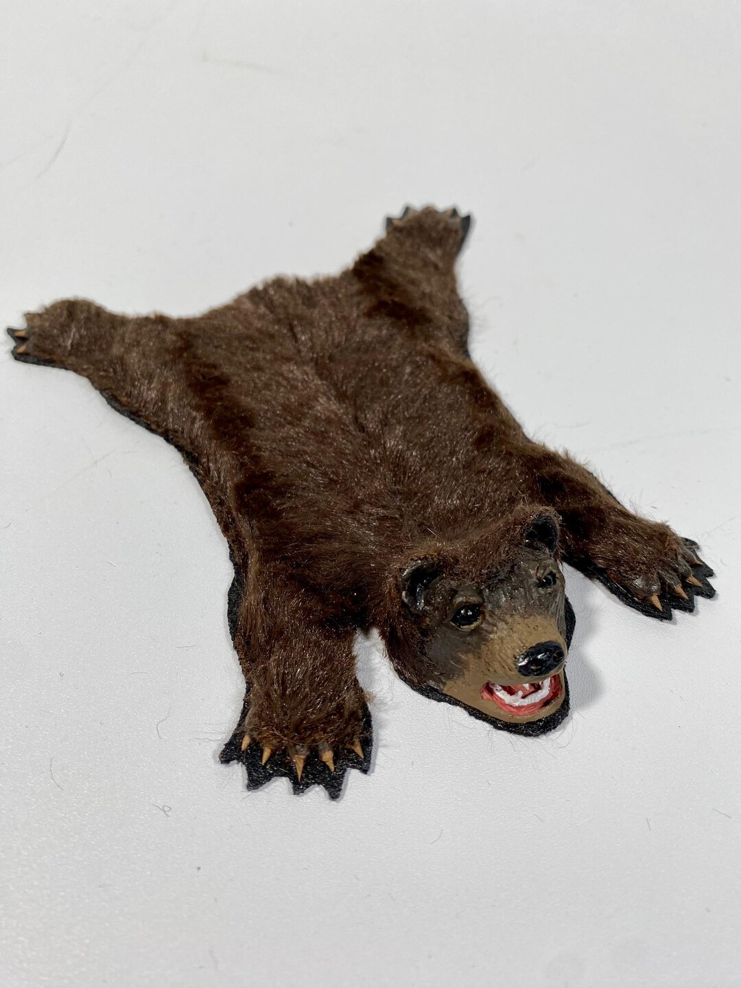 Miniature Grizzly Bear Rug - Etsy