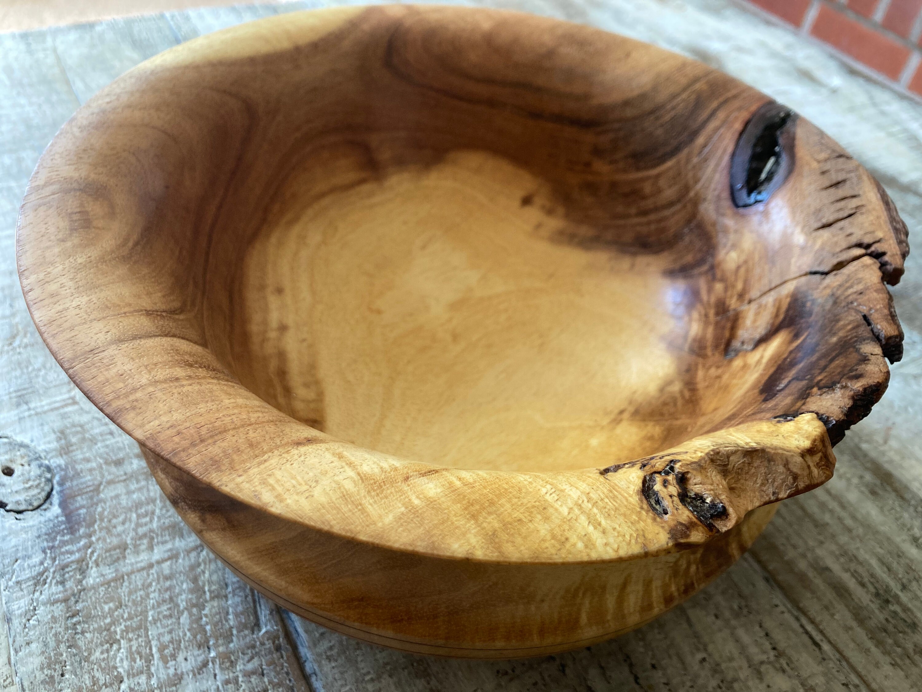 Rustic Mulberry Wood Bowl - Etsy