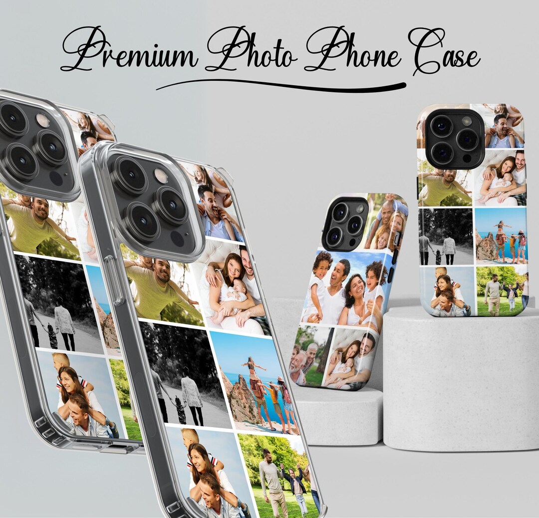 Custom Photo Collage Phone Case, Personalized Picture Gift - Etsy