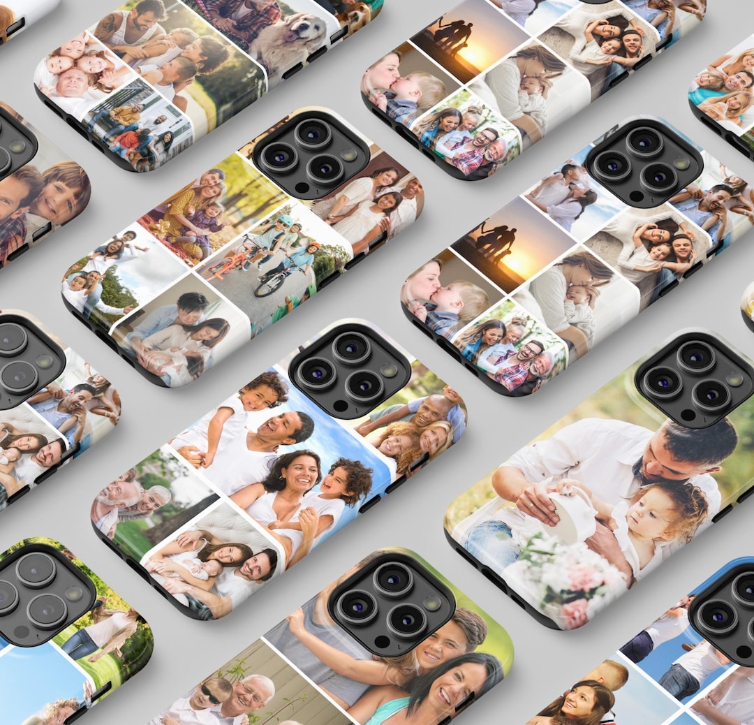 Custom Photo Collage Phone Case: Personalized Picture Gift - Etsy