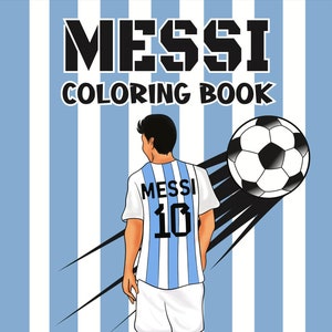 lionel messi coloring page for kids