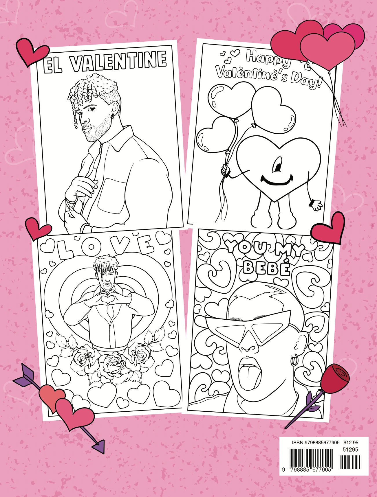World's Hottest Coloring Book: Bad Bunny Valentine's Edition - Etsy
