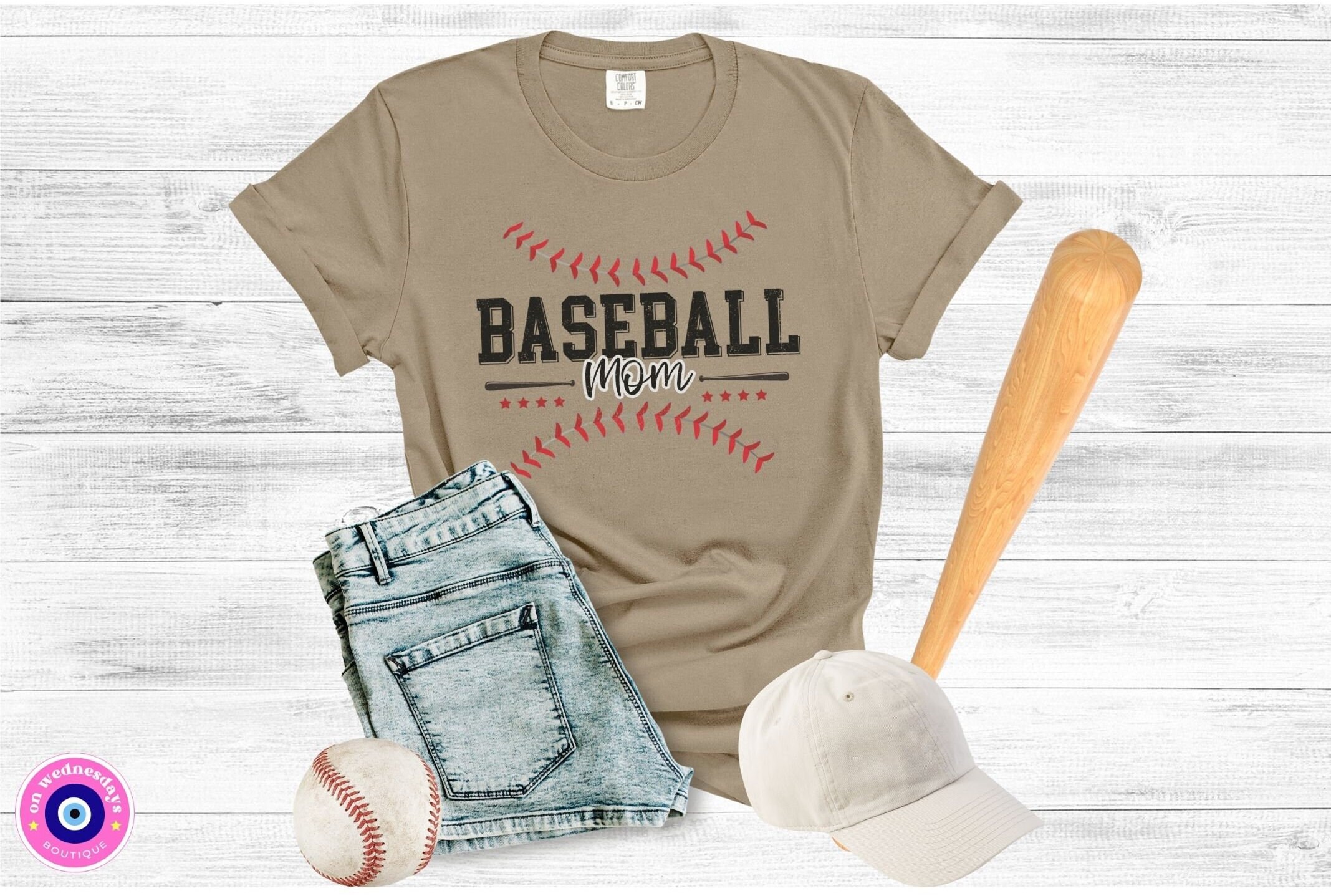 Custom Baseball Mom Shirt Mom Baseball Tee Baseball Top for Mom ...