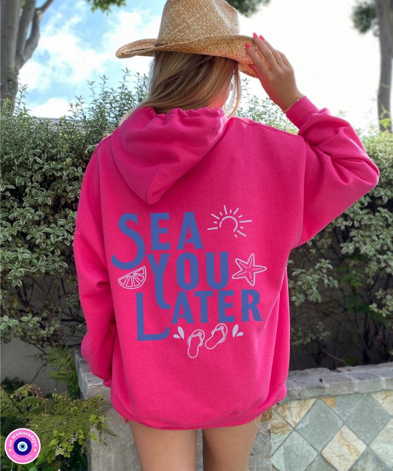 Beach Hoodie Aesthetic Hoodie Aesthetic Sweatshirt For Women Etsy
