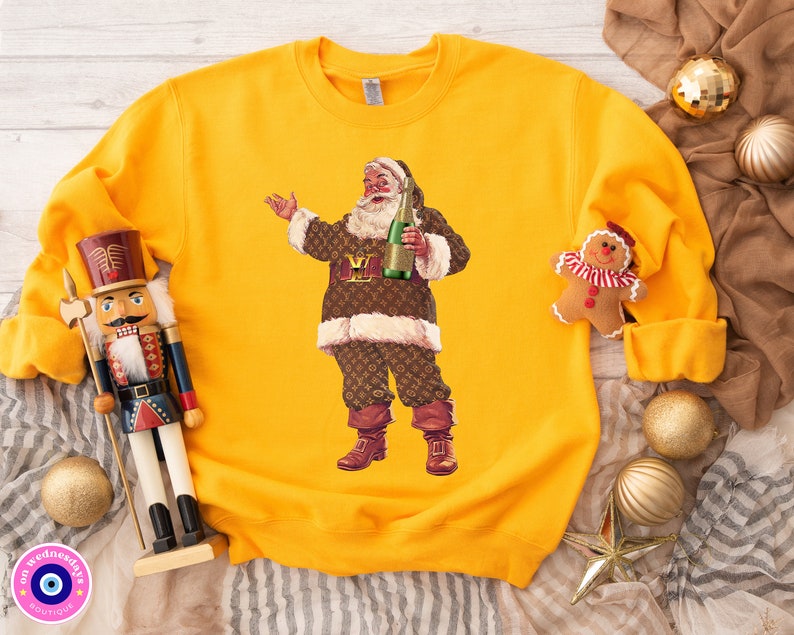 Designer Santa Crewneck - Etsy