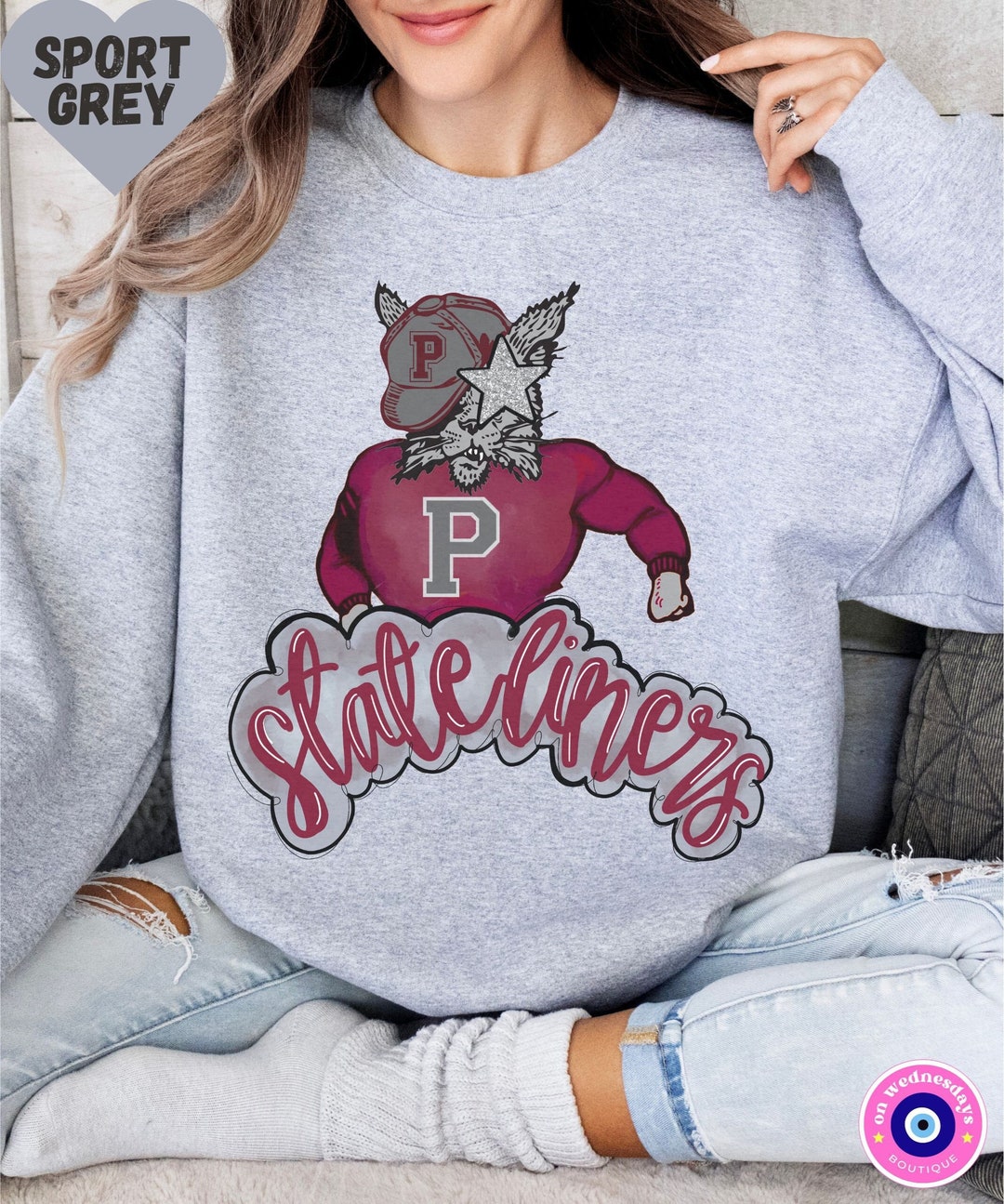 Preppy Suzy Mascot Crewneck - Etsy