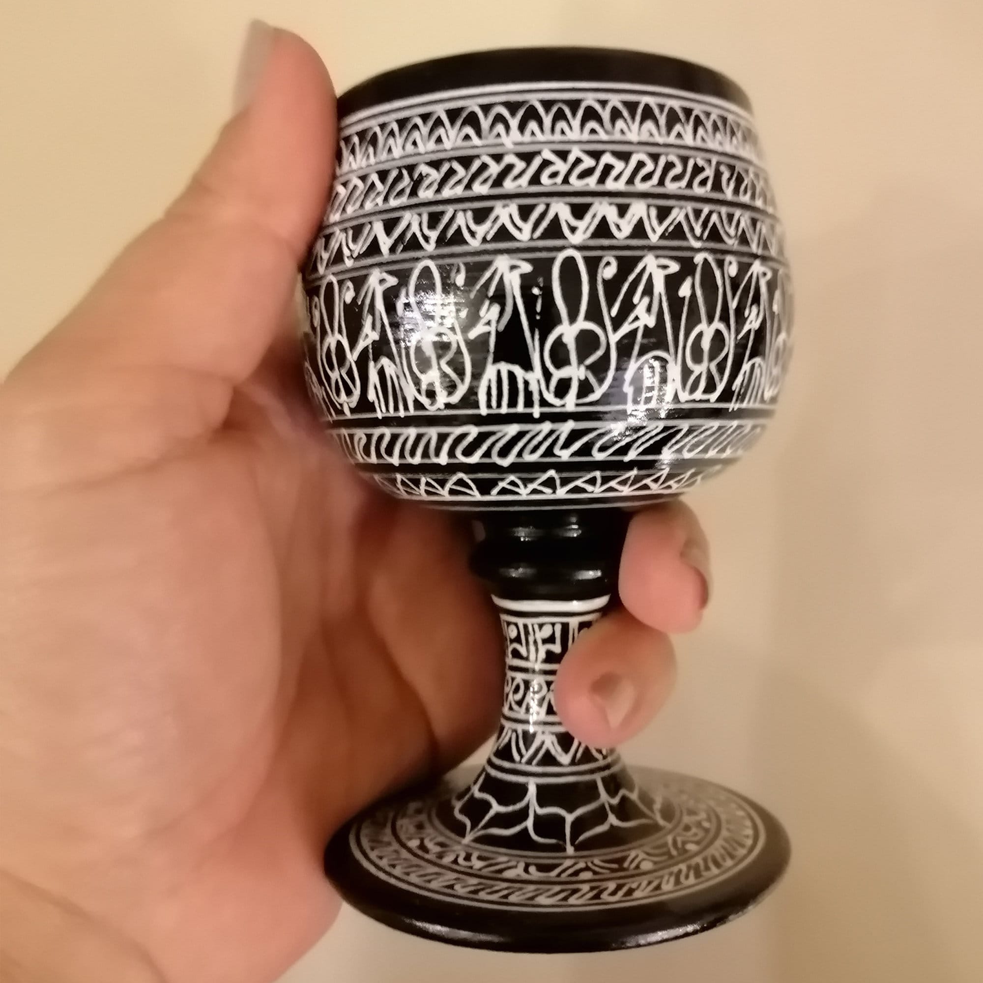 Last Supper Chalice, Ceramic Goblet, Religious Chalice, Ceramic Cup ...