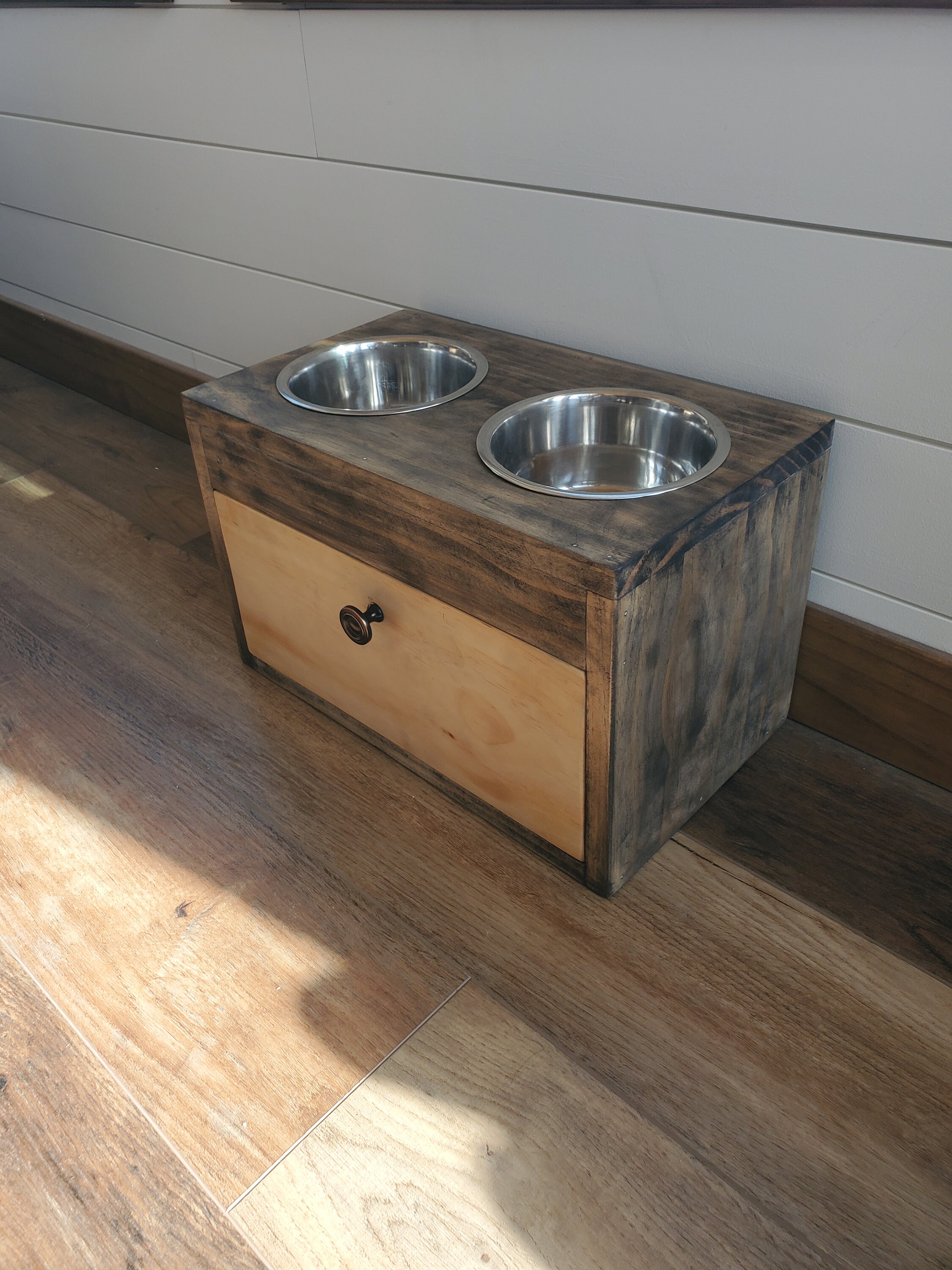Dog Bowl Stand With Drawer (plans) - Etsy