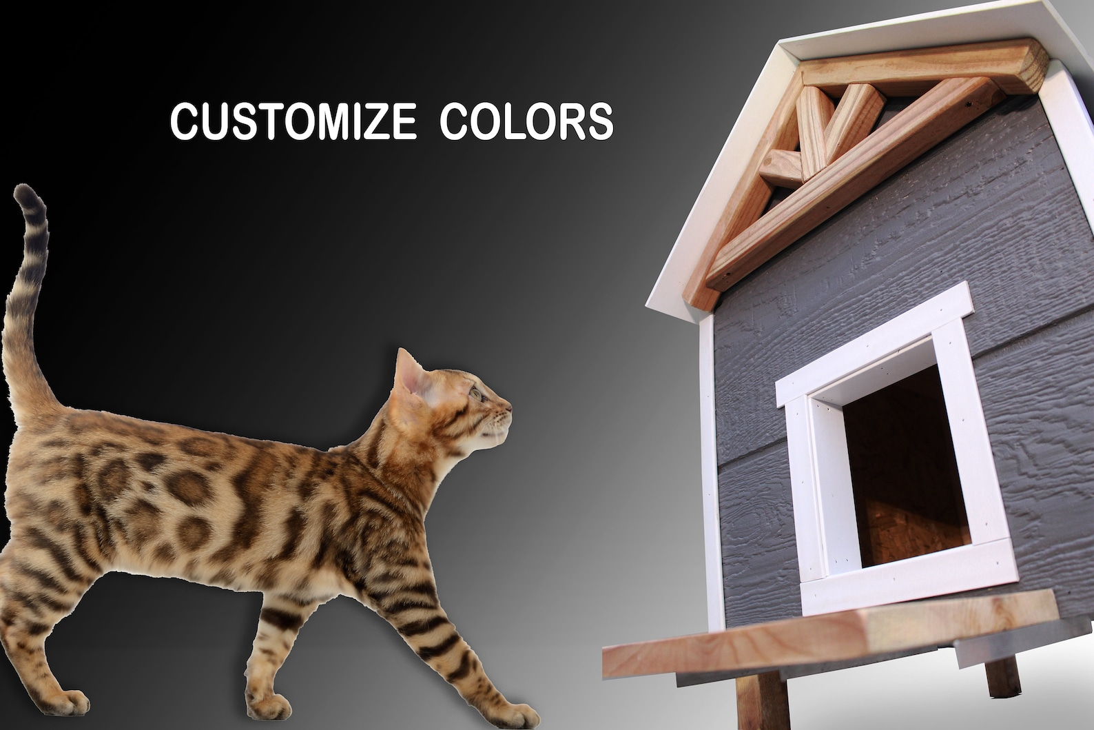 Custom Cat House - Etsy