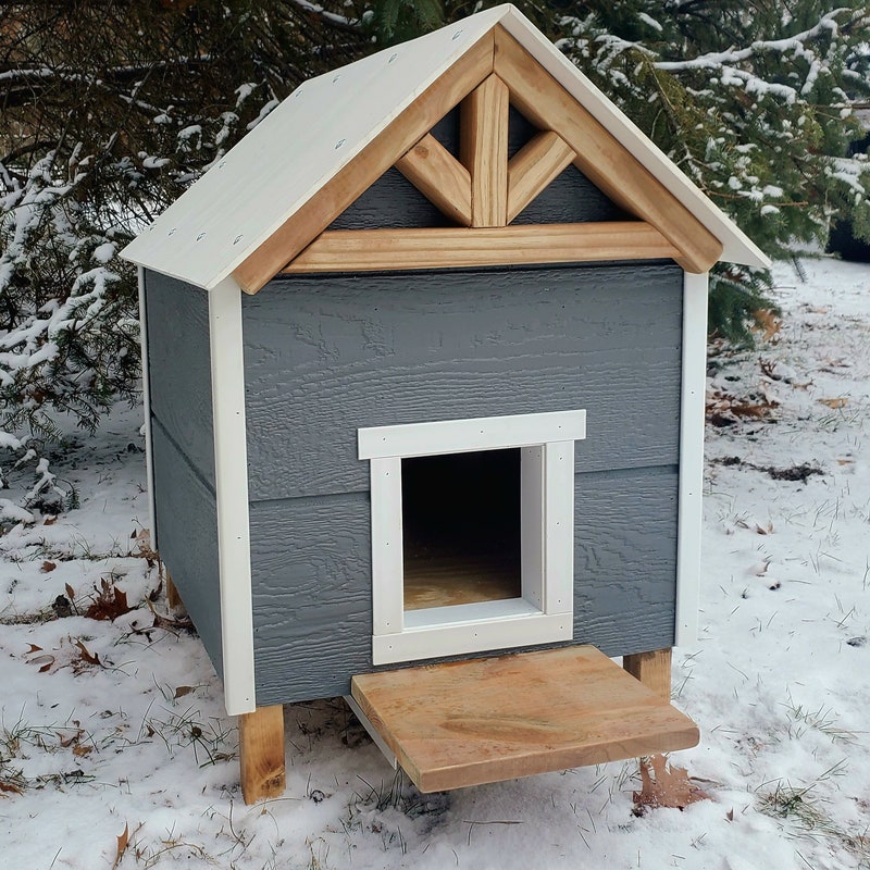 Outdoor Cat House - Etsy
