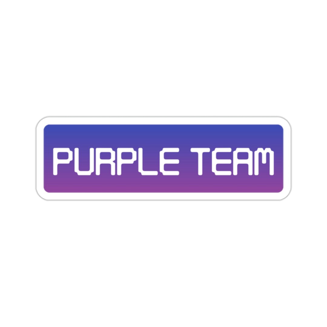 Purple Team Gradient Sticker - Etsy