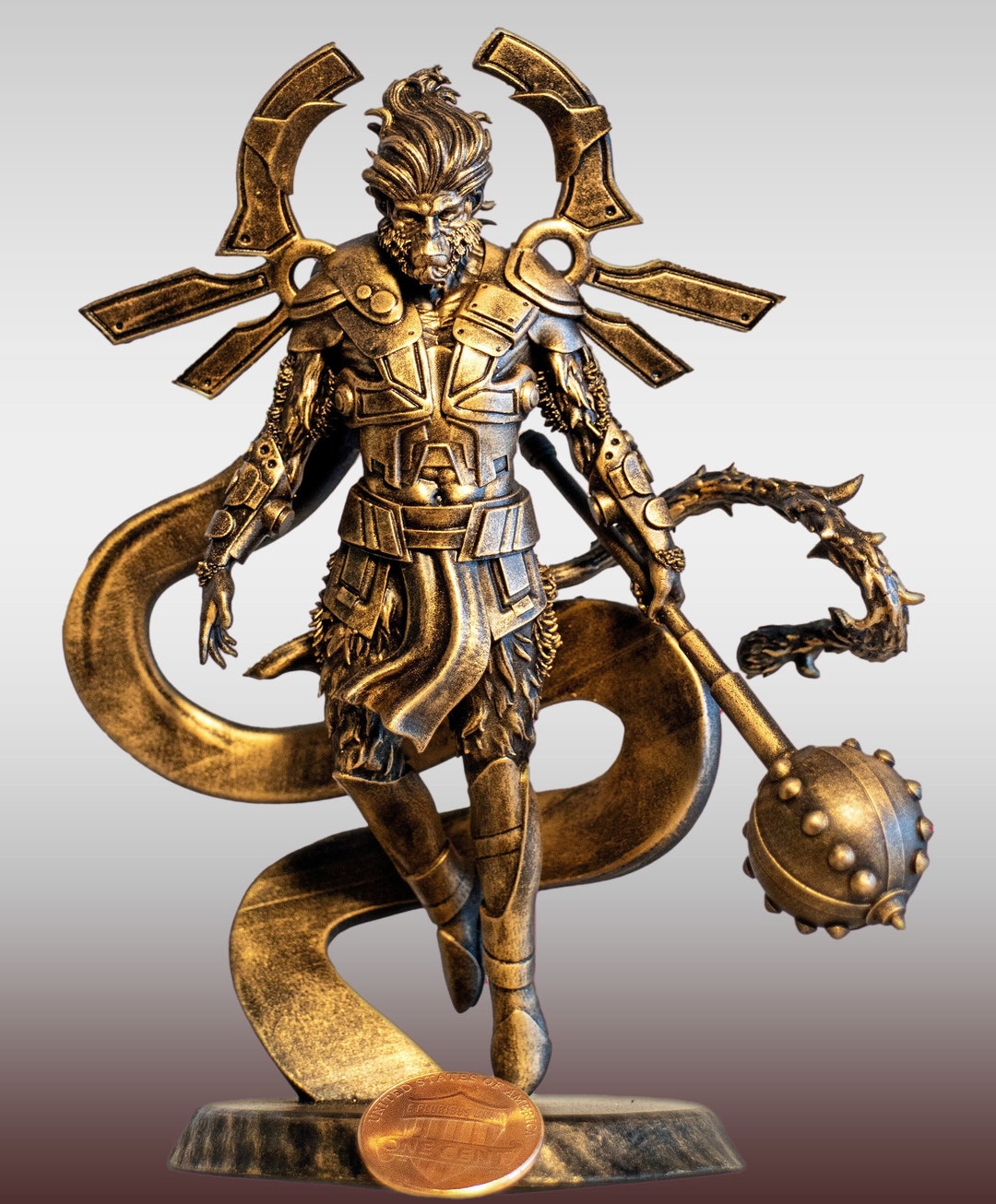 Statue of Lord Pavanputra Hanuman in Flight - Etsy