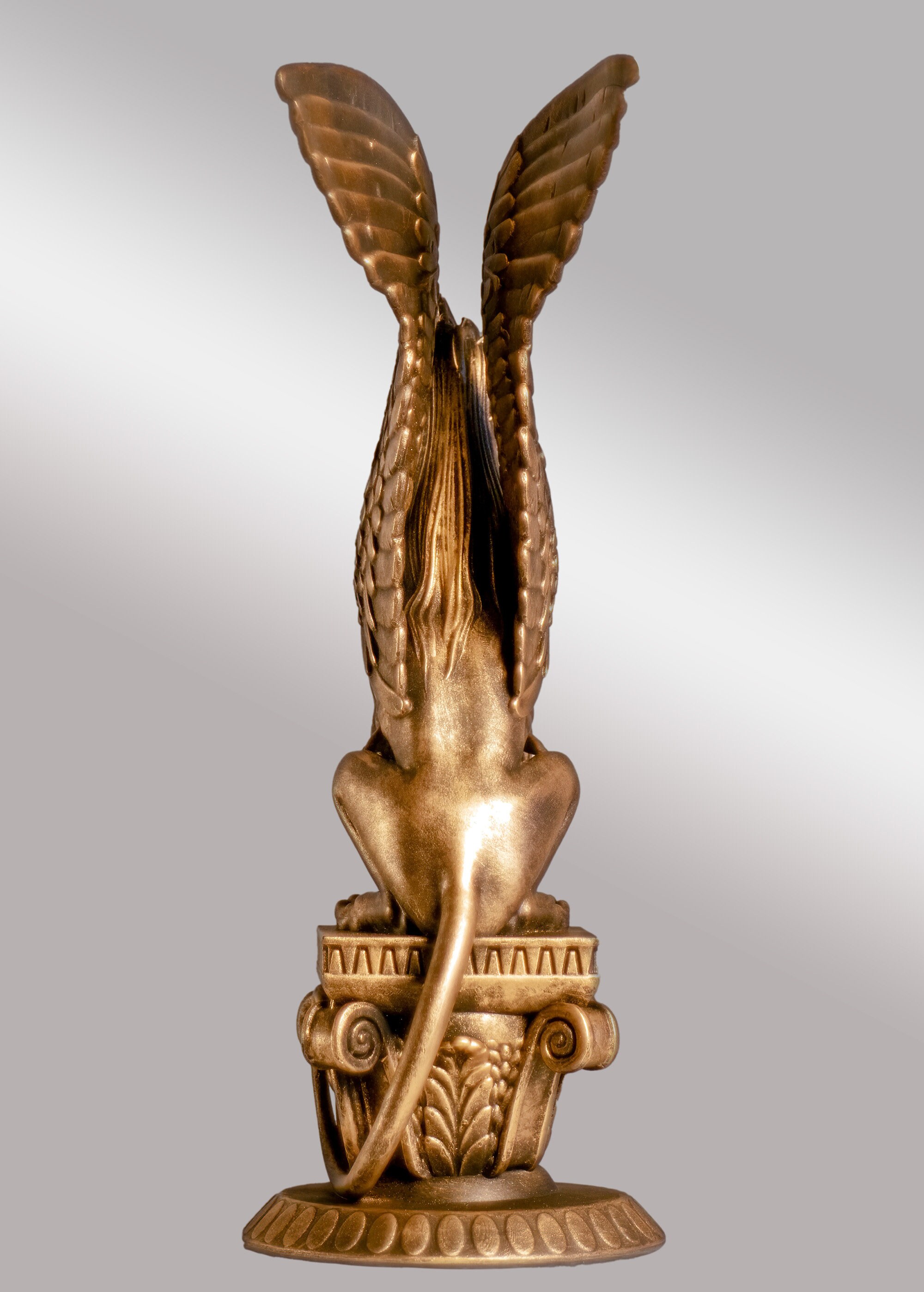 Statue of Ancient Greek Sphinx Guardian of Knowledge - Etsy