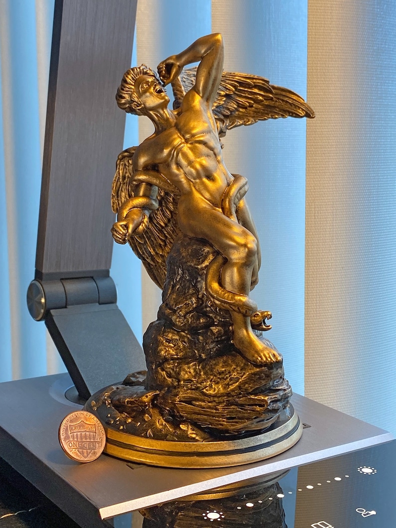 Statue of Lucifer, the Fallen Angel, A.k.a. Satan, the Devil, the ...