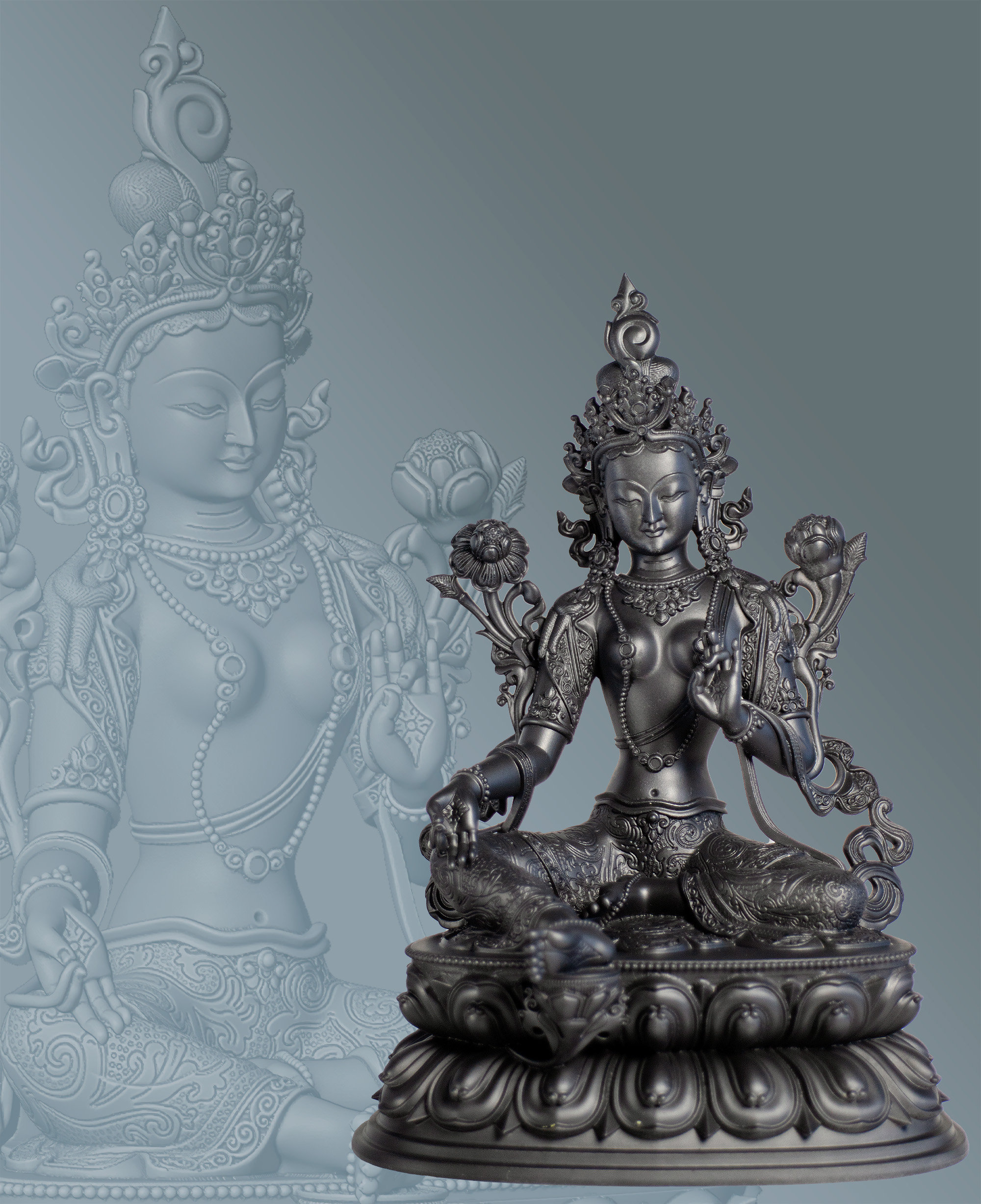 Statue of Tara, Female Bodhisattva, Meditation Deity, Mother of ...