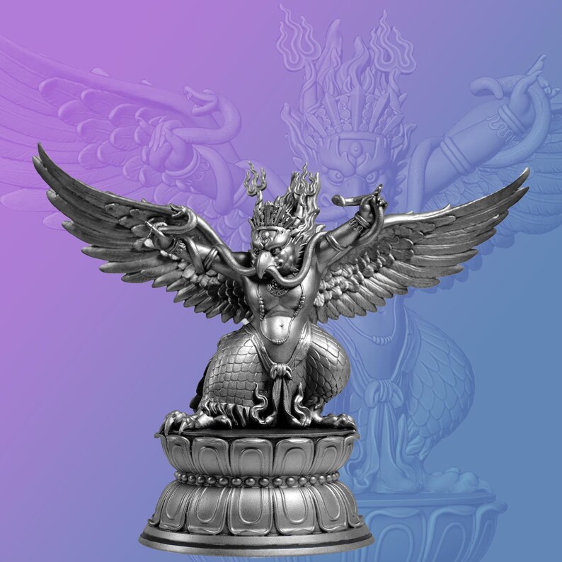 Iconic Statue of Garuda, the King of the Birds, the Divine Creature ...