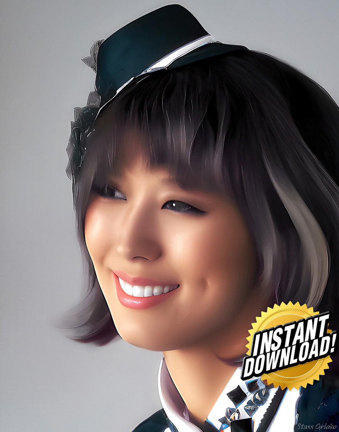Portrait of Akane From Band-maid. Download High Resolution Image Files ...