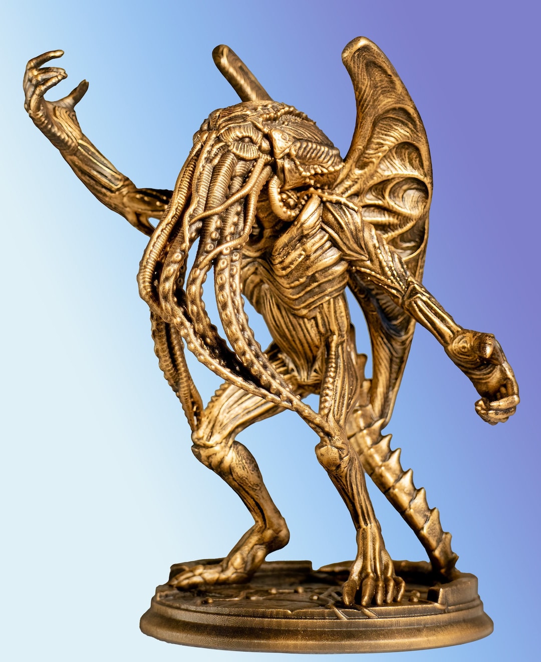 Statue of Cthulhu, the Great Old One Gigantic Alien Monster Invented by American Writer H.P ...