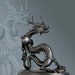 Statue of Chinese Dragon (a.k.a. Lung, Long, 龙, 龍 or Loong) Holding the ...