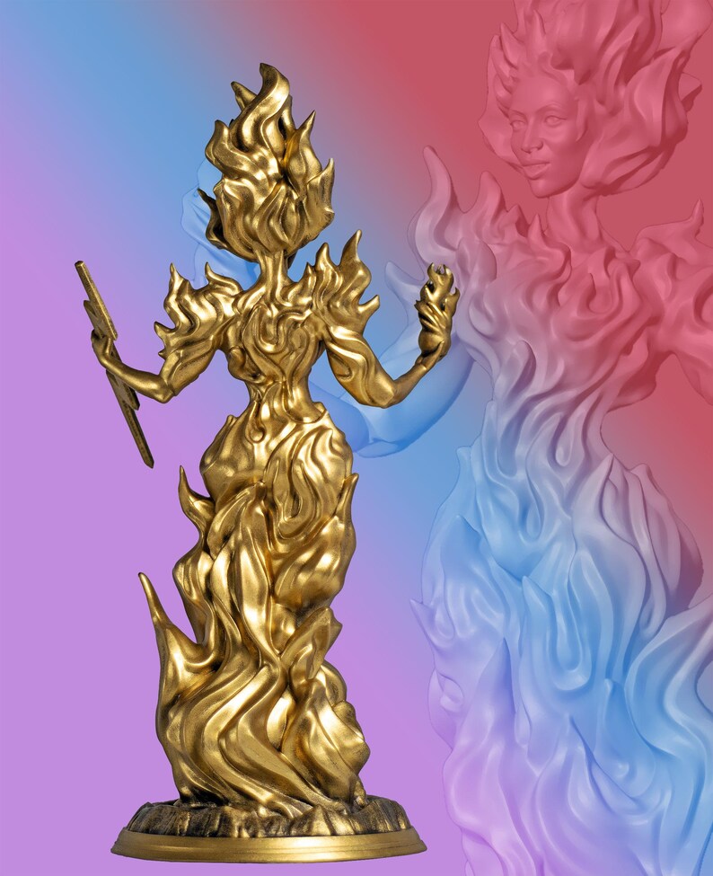 Madame Pele Statue, Hawaiian Goddess of Volcanos, Wind, Fire and ...