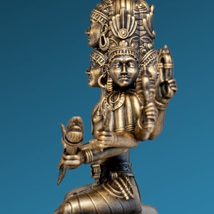 Statue of Lord Sadashiva, the Highest Five-faced Lord Shiva's Form ...