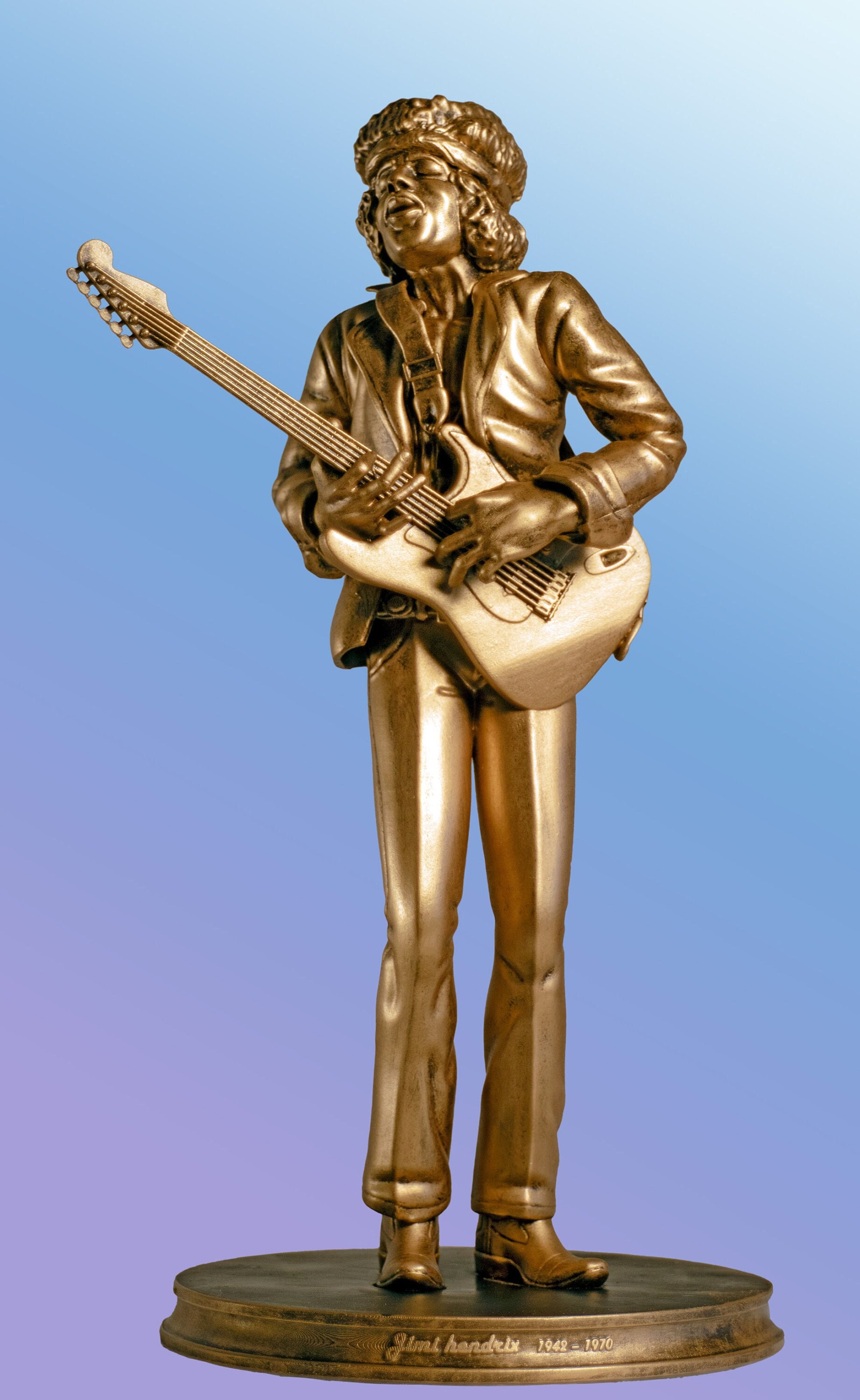 Statue of Jimi Hendrix, Legendary Rock-star Guitarist - Etsy