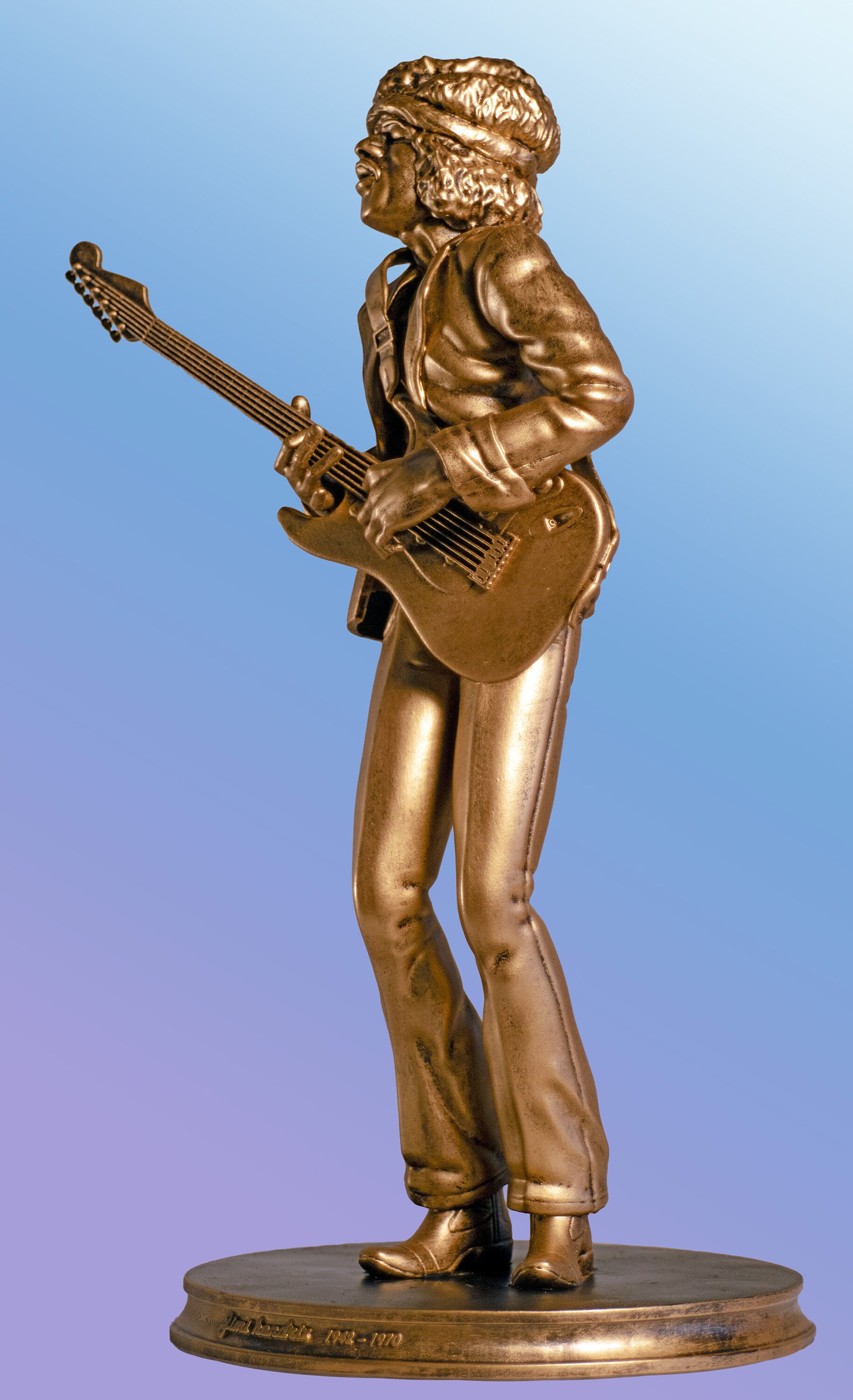 Statue of Jimi Hendrix, Legendary Rock-star Guitarist - Etsy