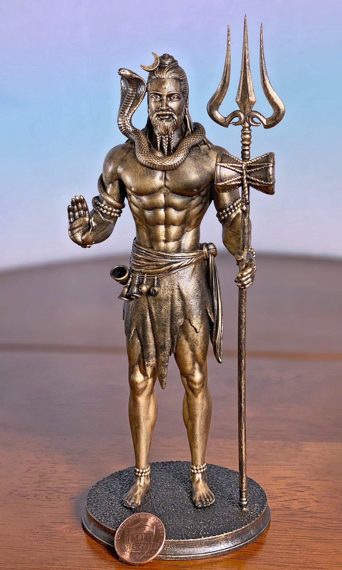 Lord Shiva Statue, Ascetic Mahadev, Shankar, Rudra Blessing. (uv-resin ...