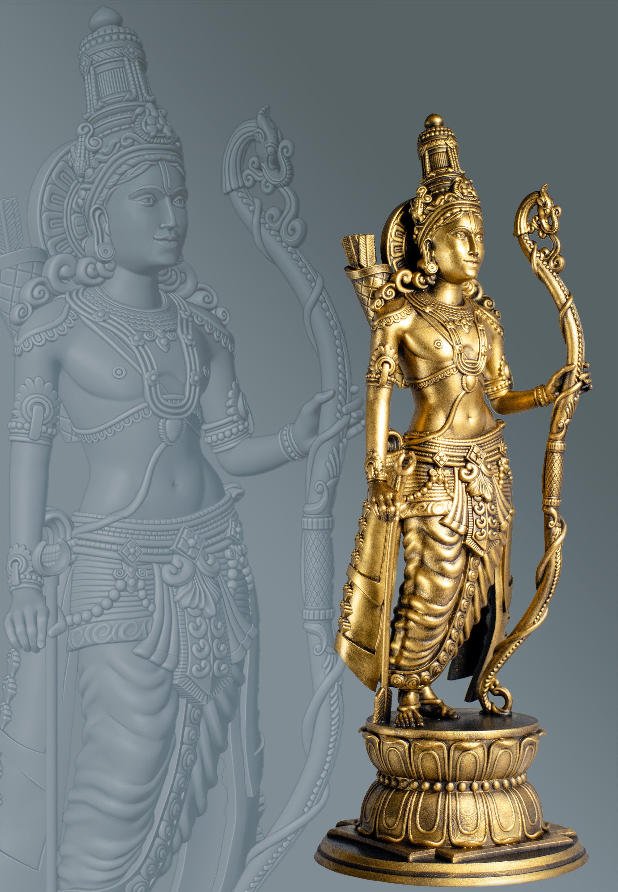 Statue of Lord Ram A.k.a. Rama Raman Ramar Ramachandra - Etsy Denmark