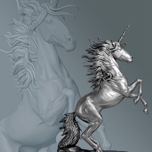 Unicorn (monoceros) Statue, Mythical Beast in Ancient Europe, India ...