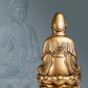 Statue of Kwan Yin, A.k.a. Bodhisattva of Compassion, Goddess of Mercy ...