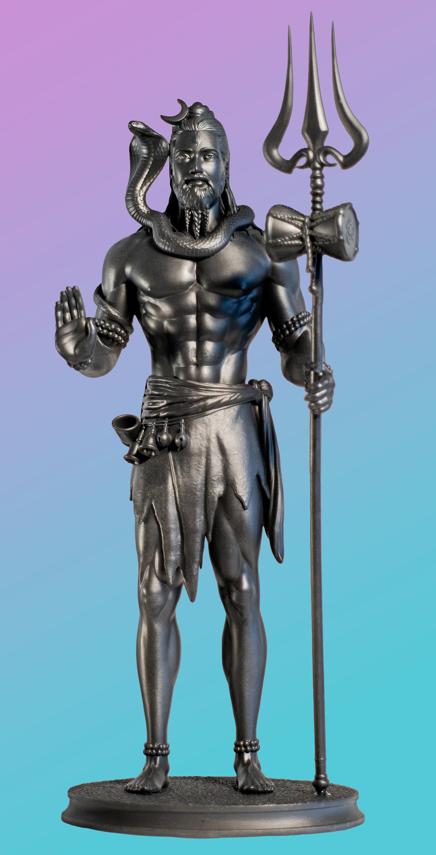 Statue of Standing Lord Shiva Also Known as Mahadev Shankar - Etsy