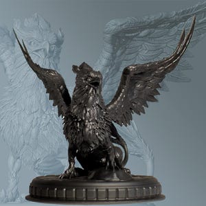 Griffin (griffon, Gryphon) Statue, Mythical Creature in Egypt, India ...