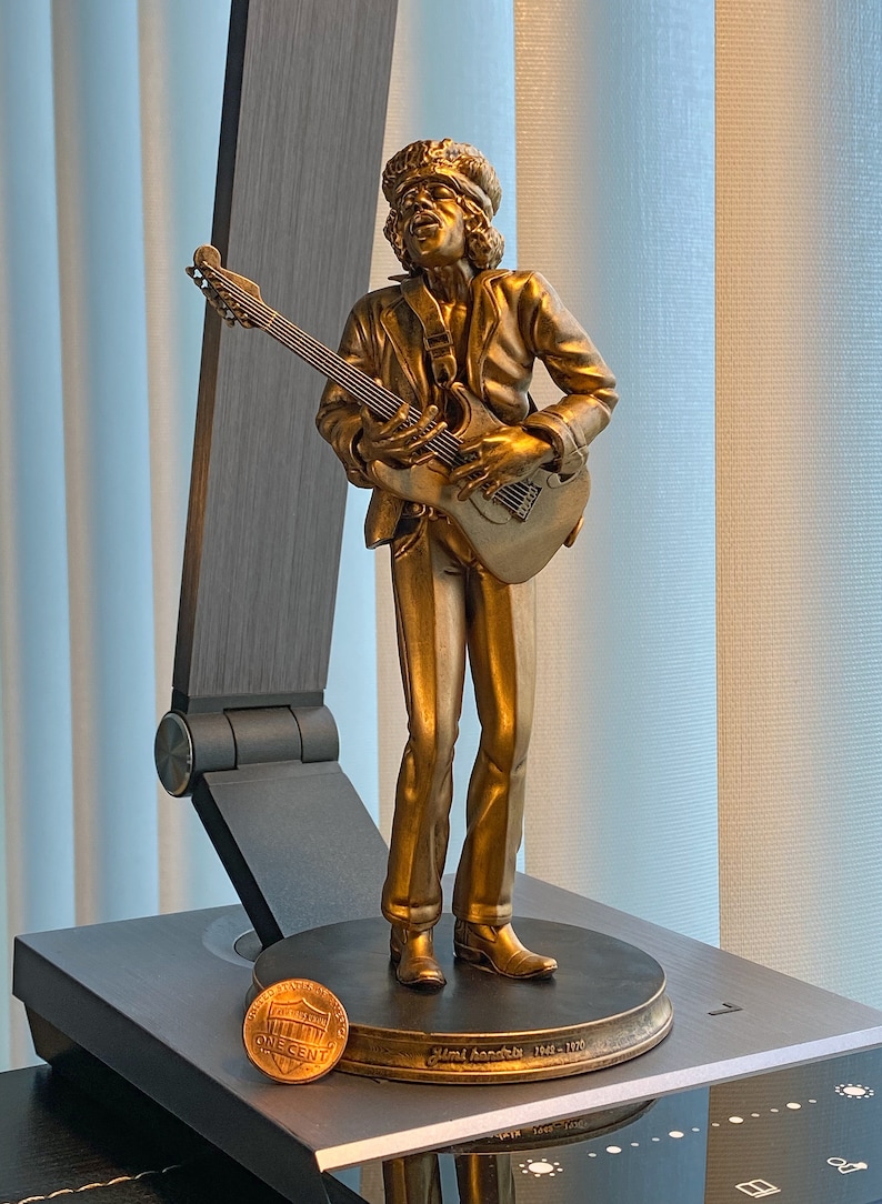 Statue of Jimi Hendrix, Legendary Rock-star Guitarist - Etsy