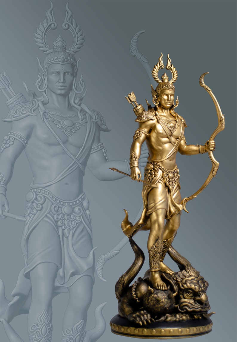 Statue of Lord Ram the Demon Slayer, A.k.a. Rama, Ramar, Raman ...