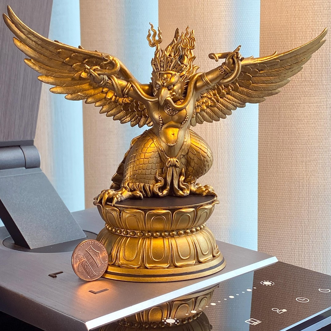 Iconic Statue of Garuda, the King of the Birds, the Divine Creature ...