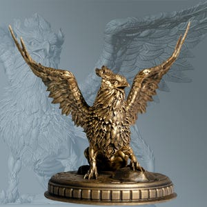 Griffin (griffon, Gryphon) Statue, Mythical Creature in Egypt, India ...