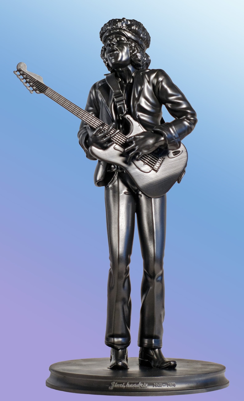 Statue of Jimi Hendrix, Legendary Rock-star Guitarist - Etsy