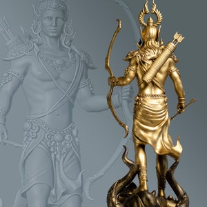 Statue of Lord Ram the Demon Slayer, A.k.a. Rama, Ramar, Raman ...