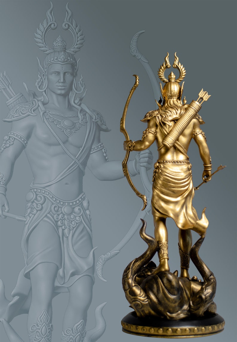 Statue of Lord Ram the Demon Slayer, A.k.a. Rama, Ramar, Raman ...