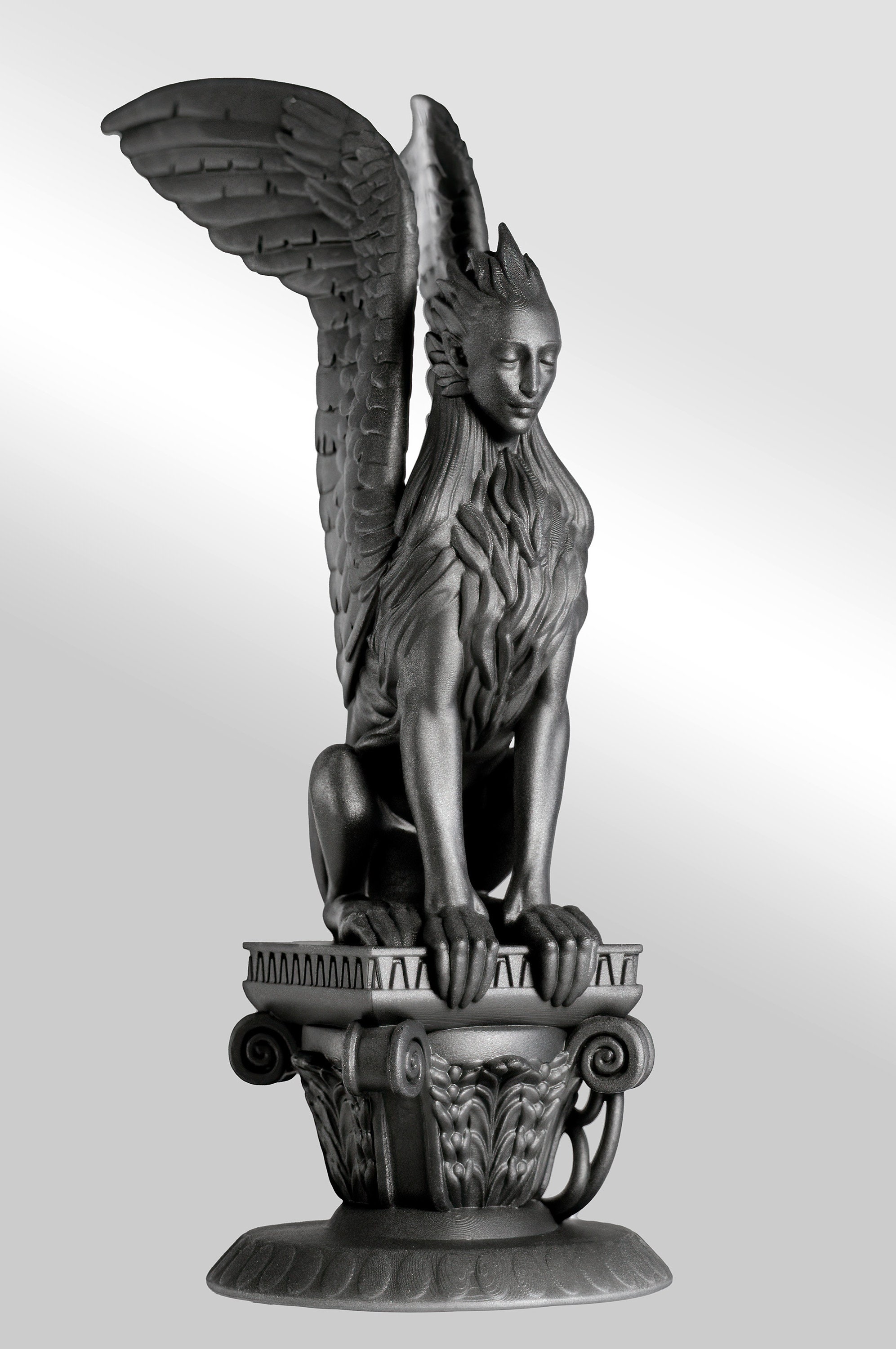 Statue of Ancient Greek Sphinx Guardian of Knowledge - Etsy