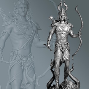 Buy Statue of Lord Ram the Demon Slayer, A.k.a. Rama, Ramar, Raman ...