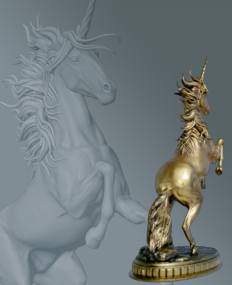 Statue of Unicorn, A.k.a. Monoceros Mythical Beast Well Known in Many ...