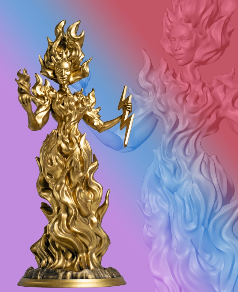 Madame Pele Statue, Hawaiian Goddess of Volcanos, Wind, Fire and ...