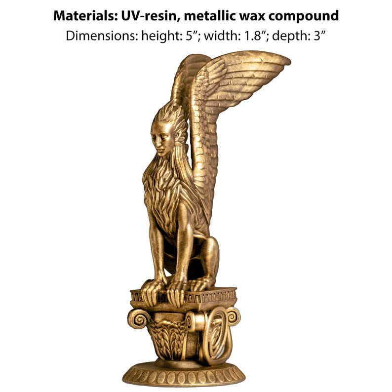 Statue of Ancient Greek Sphinx - Guardian of Knowledge Forbidden to ...